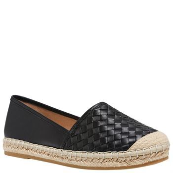 Hush Puppies | Hosier | Black | Woven Espadrille Flats | Rosenberg ...